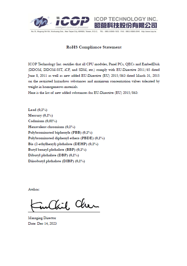 ICOP Technology Inc.